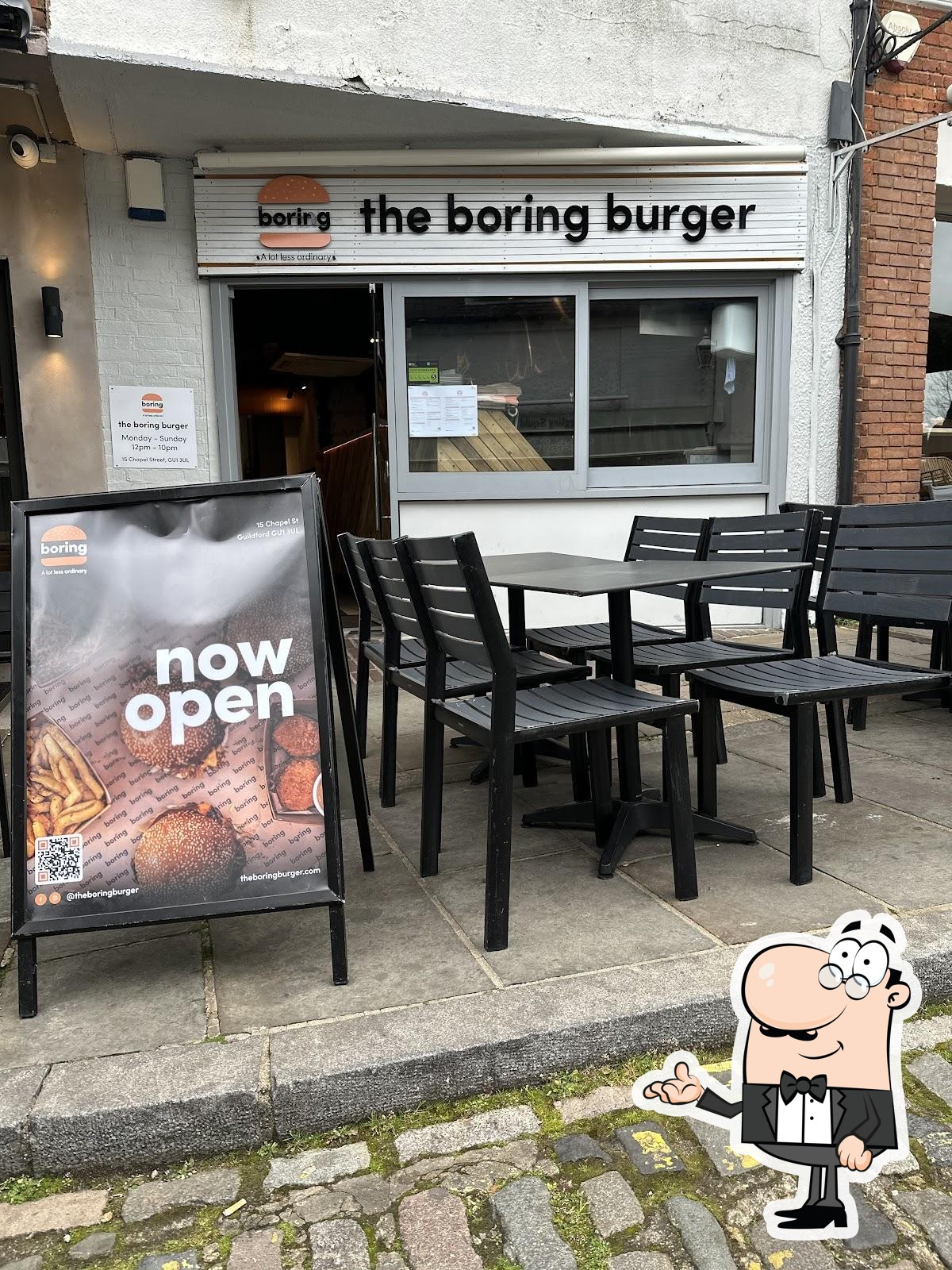 The Boring burger, Guildford - Restaurant menu, prices and reviews