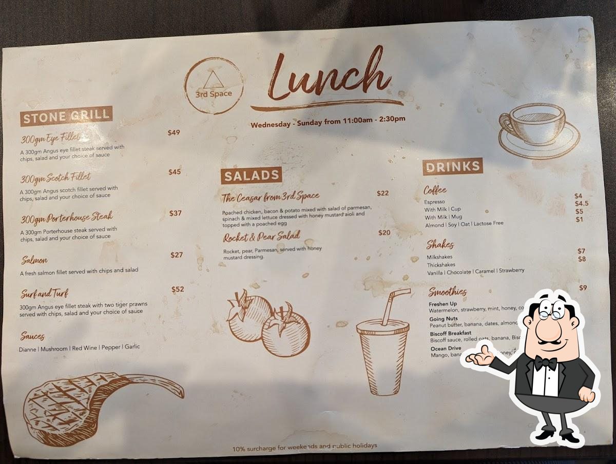 3rd Space Hackett restaurant, Hackett – menu, prices & reviews