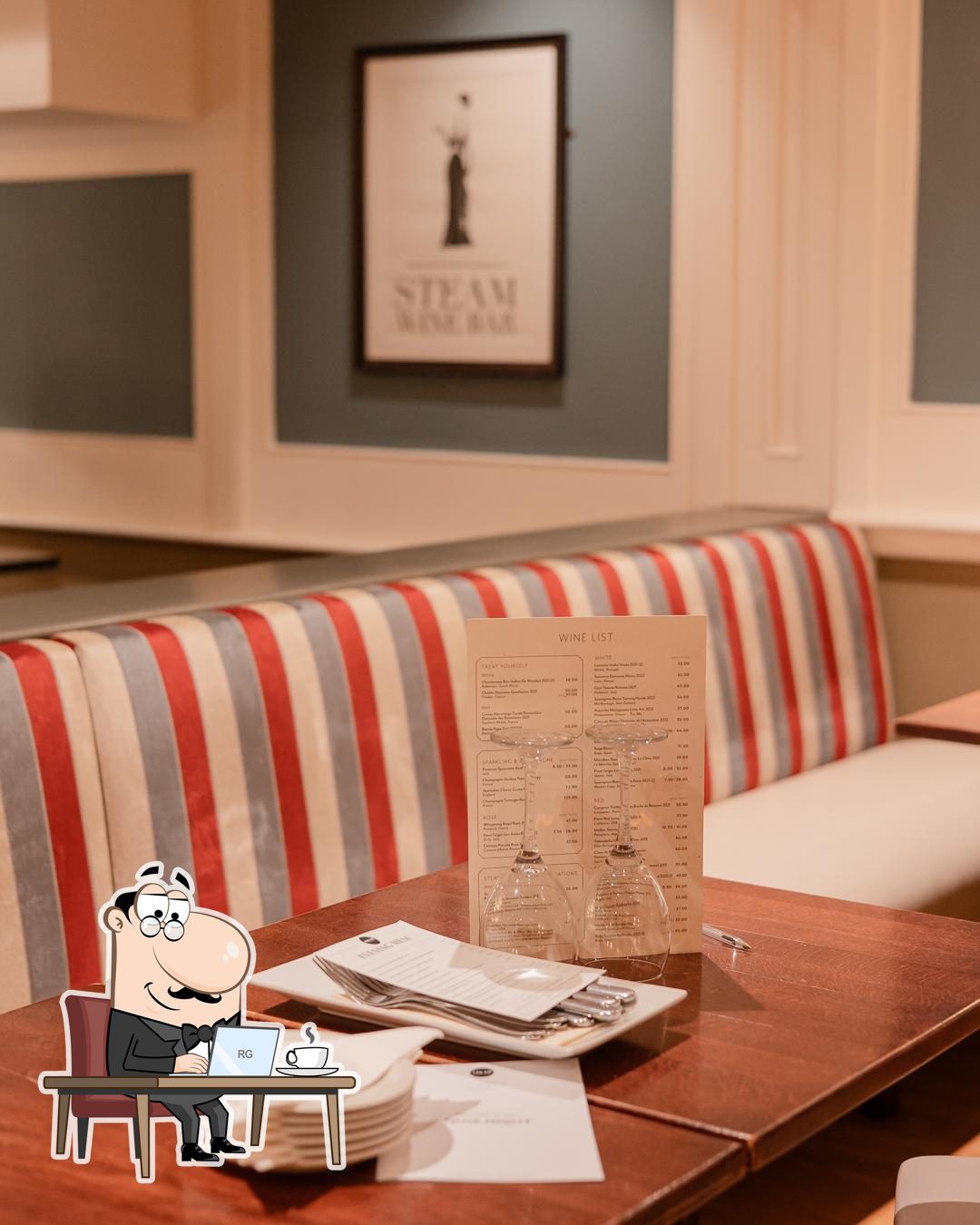 Steam Wine Bar, London - Restaurant menu, prices and reviews