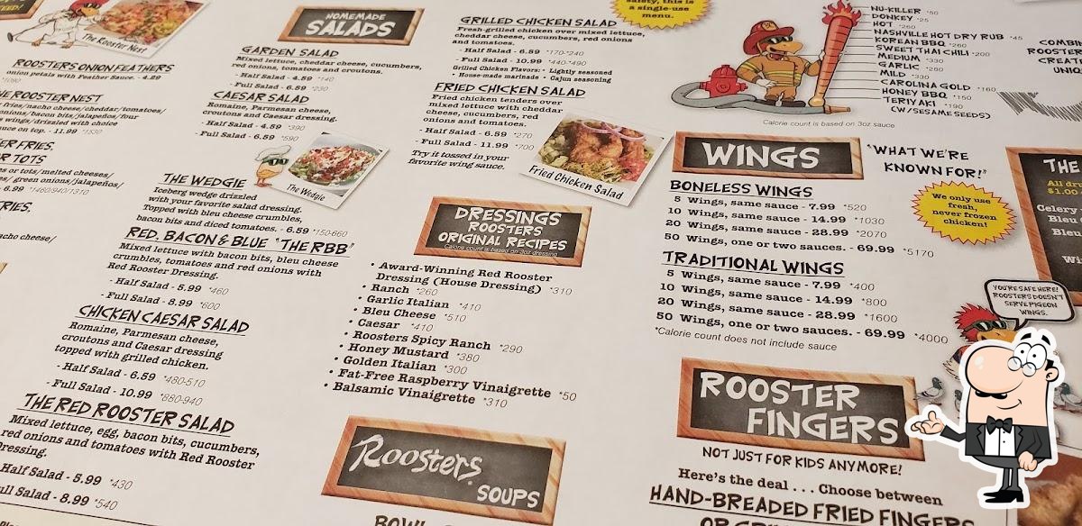 Roosters, Sylvania - Restaurant menu, prices and reviews