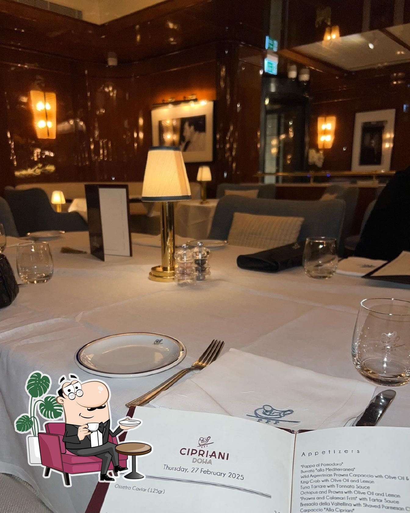 Cipriani Doha, Doha - Restaurant menu, prices and reviews
