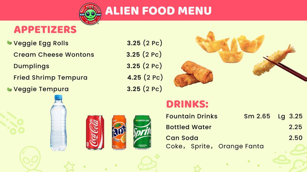 Alien Food, Barstow - Restaurant menu, prices and reviews