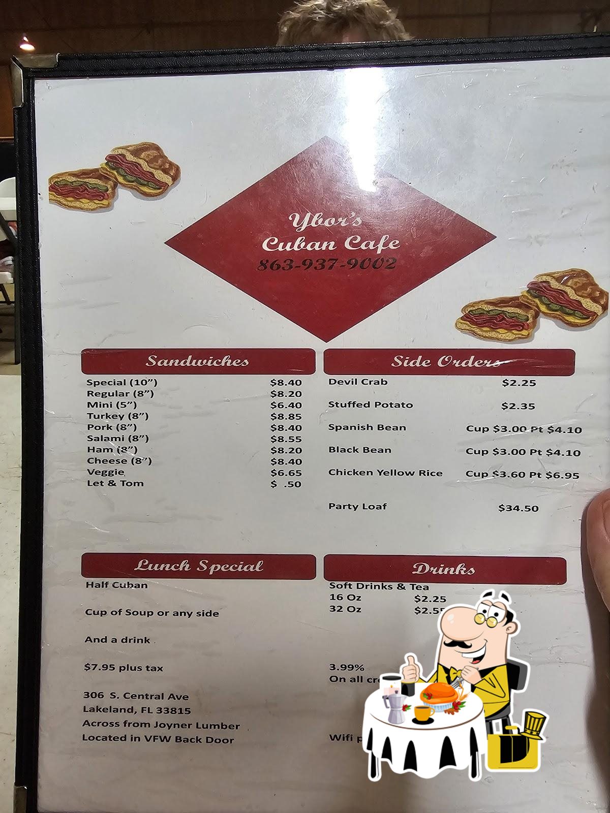 Ybors Cuban Cafe, Lakeland - Restaurant menu, prices and reviews