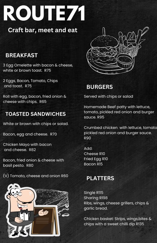Menu at Qualito Craft Distillery pub & bar, Phalaborwa