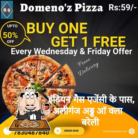 Domeno'z Pizza & Restaurant establishment, Aonla – menu, prices & reviews