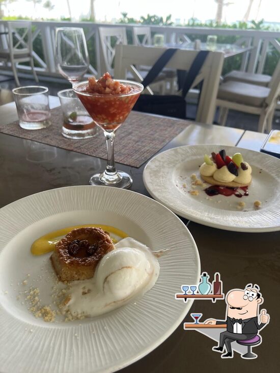 Menu at The Shutters Beachside at Hyatt restaurant, Punta Cana
