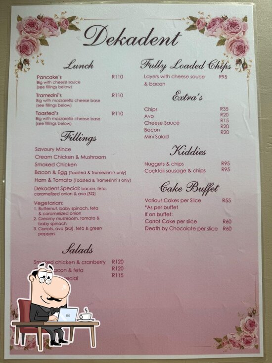 Dekadent, Kempton Park - Restaurant menu, prices and reviews