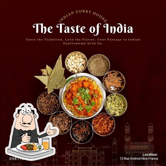 INDIAN CURRY HOUSE, Nice - Restaurant menu, prices and reviews