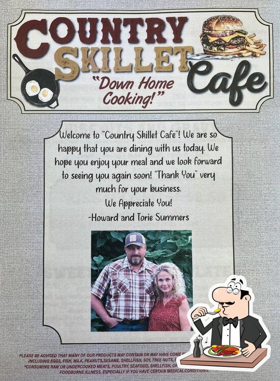 Menu at Country Skillet Cafe, Bourbon