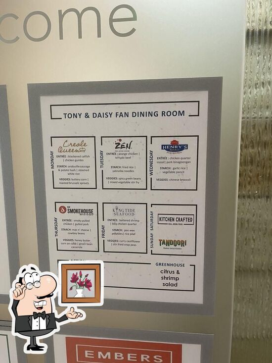 Menu at UCI Medical Center- Cafeteria, Orange