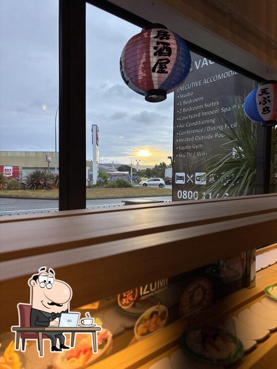 Menu at Izumi Japanese Restaurant, Rotorua