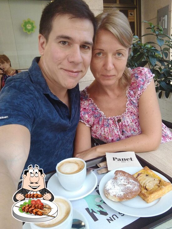 Carta del café Panet, Salou