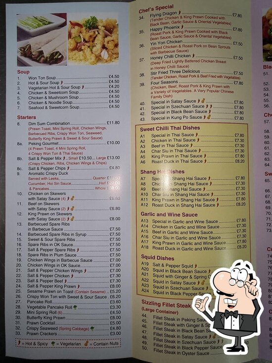 Fui Sing Chinese Take Away, Pocklington - Restaurant menu, prices and ...