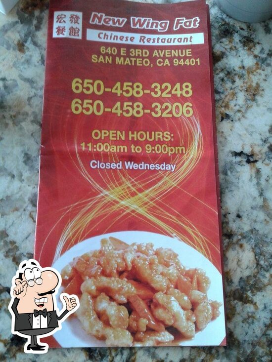 New Wing Fat Chinese Restaurant, San Mateo - Restaurant menu, prices ...