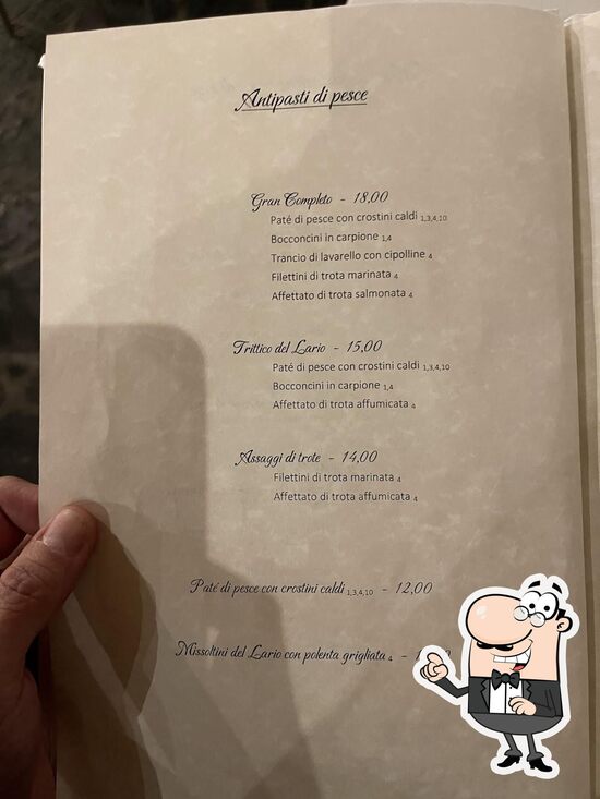 Crotto Del Misto Ristorante Hotel, Lezzeno - Menu del ristorante ...