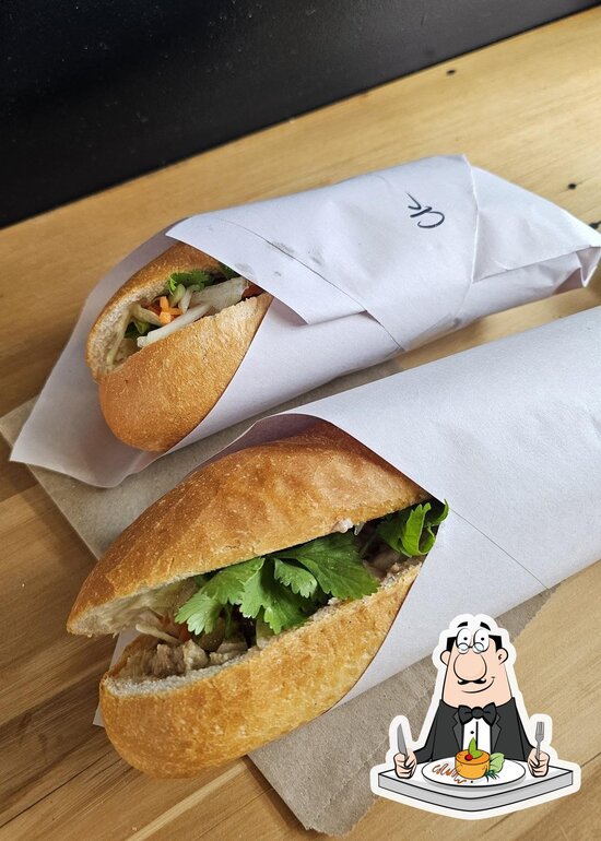 Menu at Banh Mi EM restaurant, Christchurch