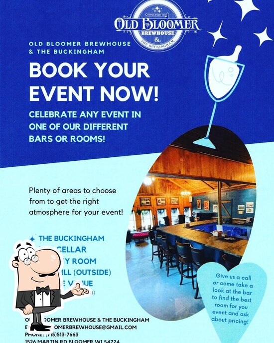Old Bloomer Brewhouse & The Buckingham, Bloomer - Restaurant menu ...