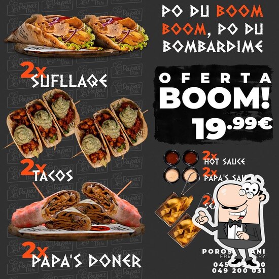 Papa’s pita, Prishtina - Restaurant menu, prices and reviews