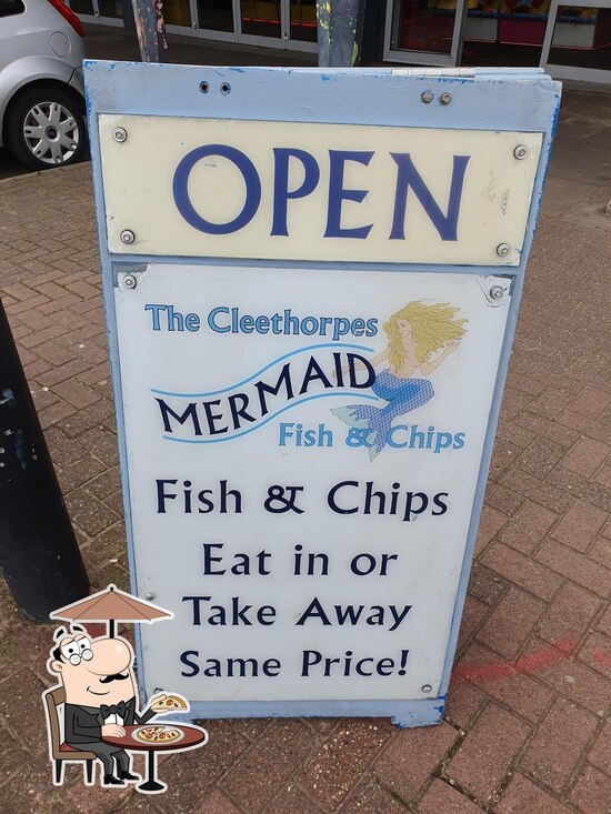 Menu at Mermaid restaurant, Cleethorpes