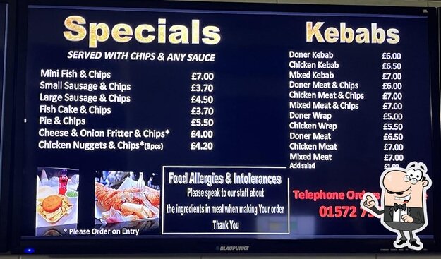 Oakham Fish Bar, Oakham - Restaurant menu, prices and reviews