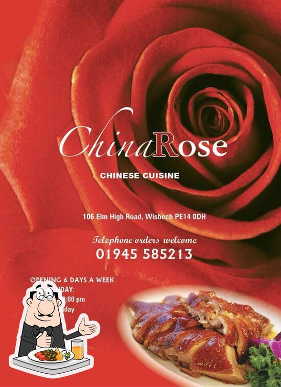Menu at China Rose fast food, Wisbech