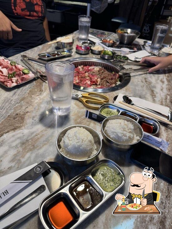 Menu at Blue House Korean BBQ, Vacaville