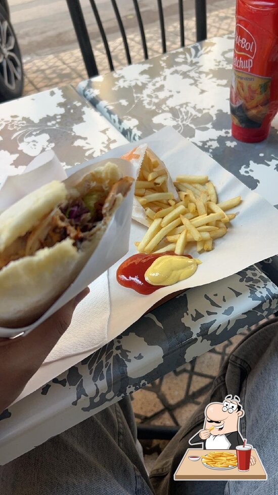 Menu au Shawarma yafa restaurant, Casablanca