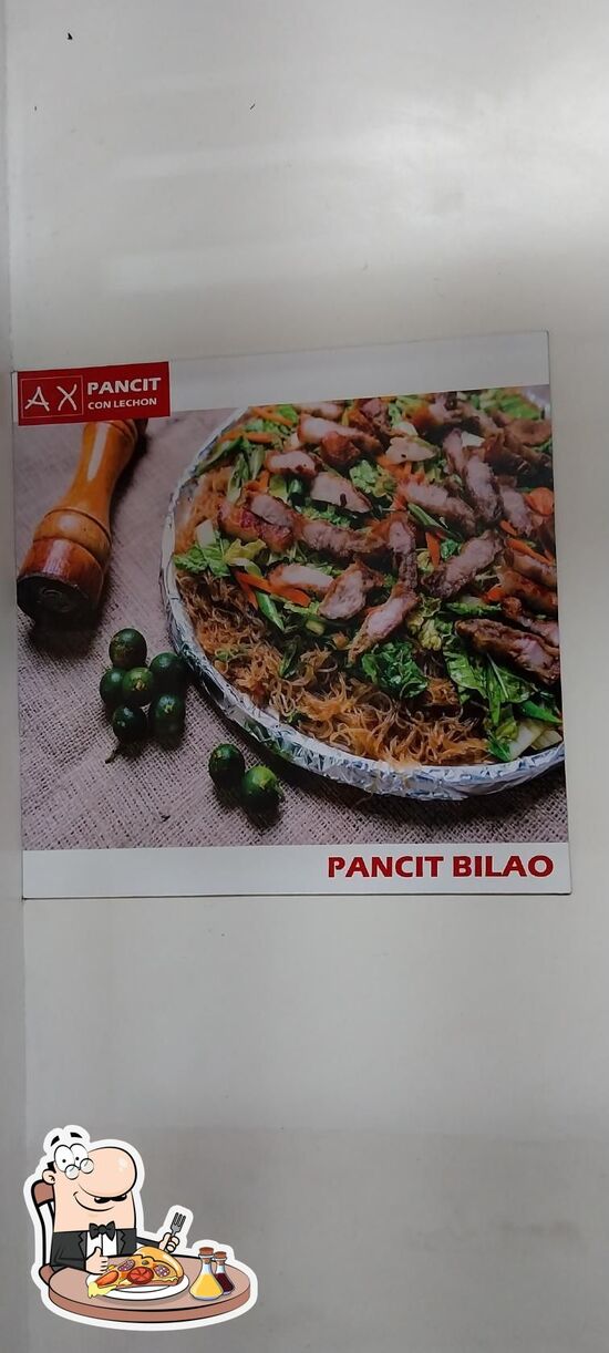 Menu at AX Pancit Con Lechon JP Rizal restaurant, Quezon City