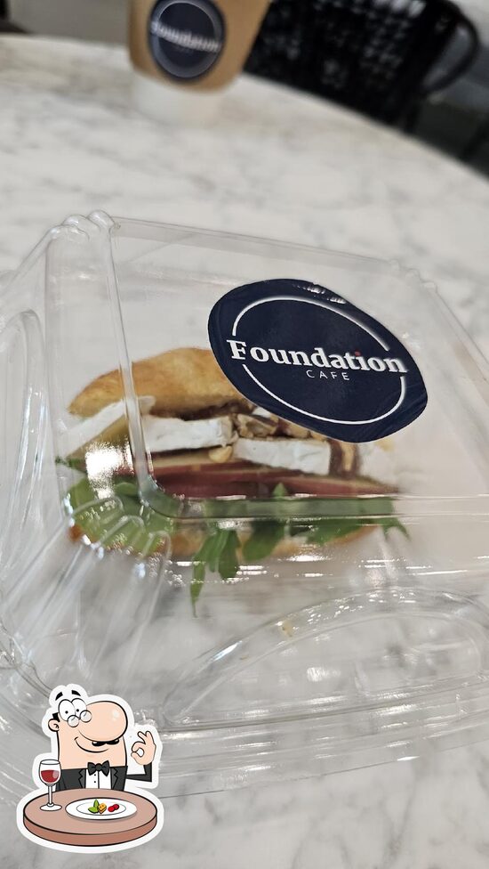 Menu at Foundation Cafe, Los Angeles