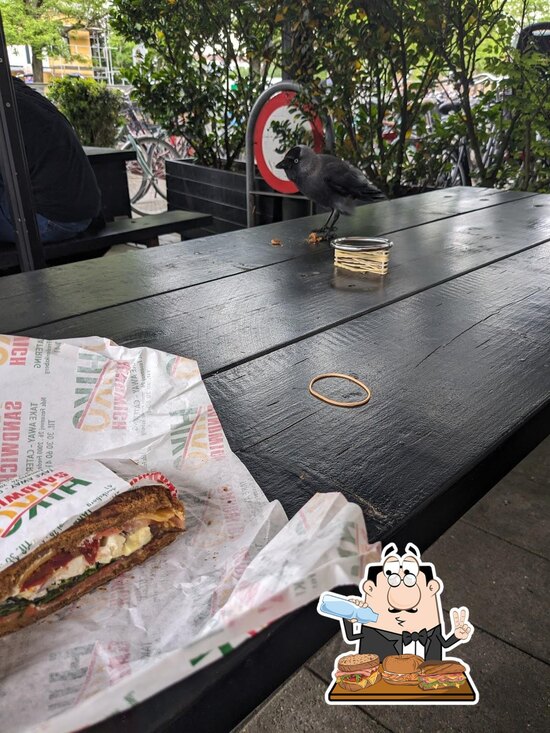 Carta de pizzería Hiko Sandwich, Frederiksberg