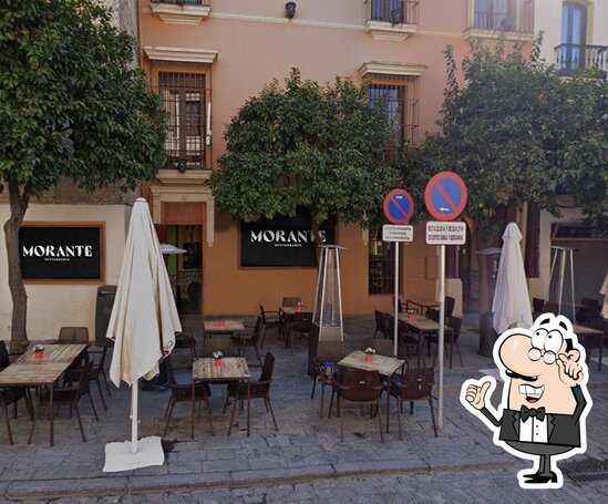 Carta del restaurante Morante, Sevilla