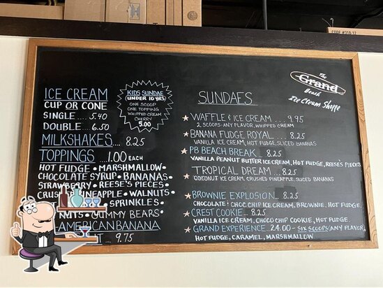 The Grand Beach Cafe, Wildwood - Restaurant menu, prices and reviews