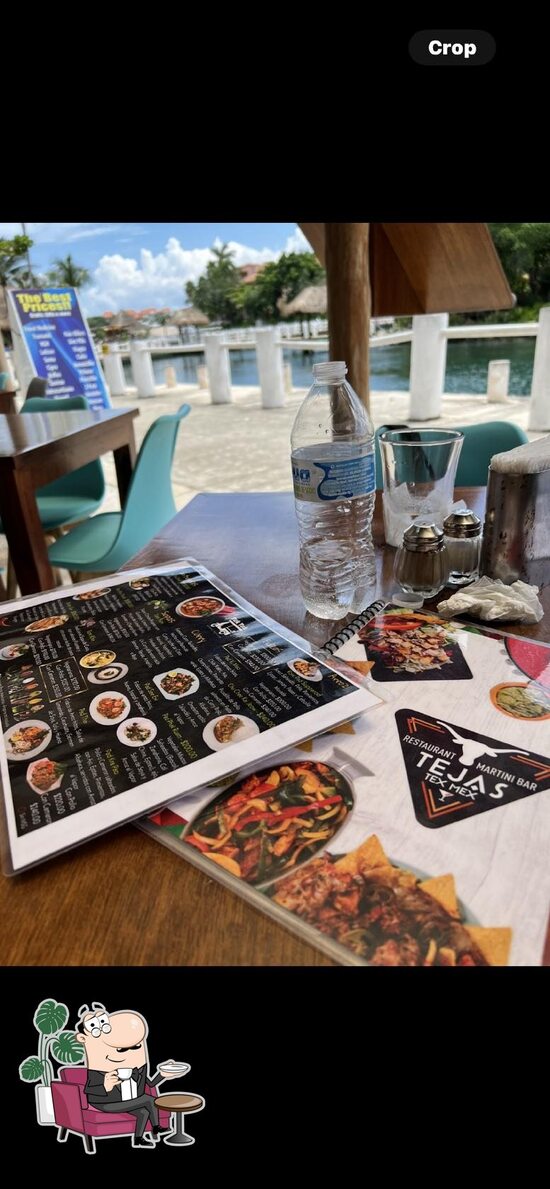 Menu at Restaurant martini bar tejas tex mex, Puerto Aventuras