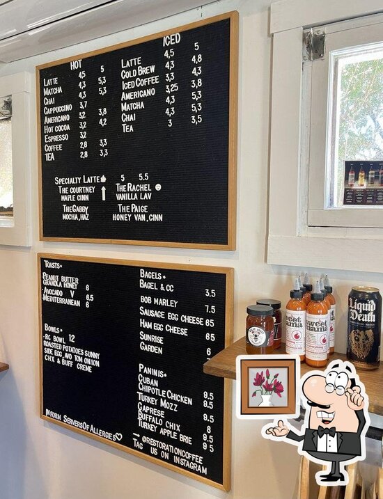 Restoration Coffee, East Bridgewater - Restaurant menu, prices and reviews