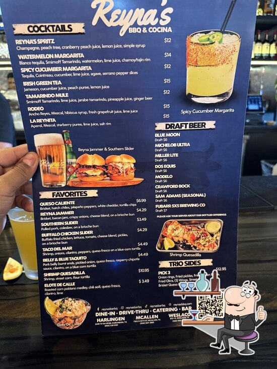 Reyna’s BBQ & Cocina, McAllen - Restaurant menu, prices and reviews