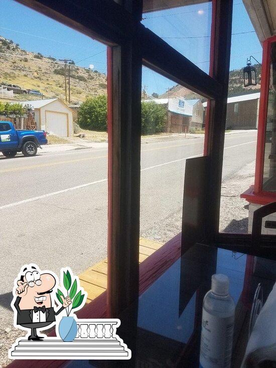 Menu at Gunslinger’s restaurant, Pioche