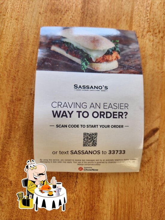 Sassano's, Paoli - Restaurant menu, prices and reviews
