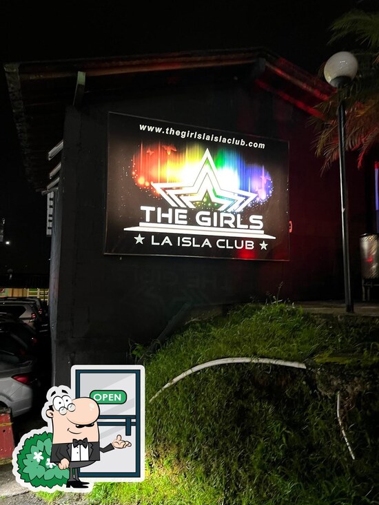 Carta de The girls La Isla Club, Medellín