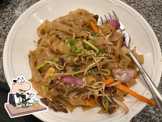 Menu at The Great Buddha Café restaurant, Tanza