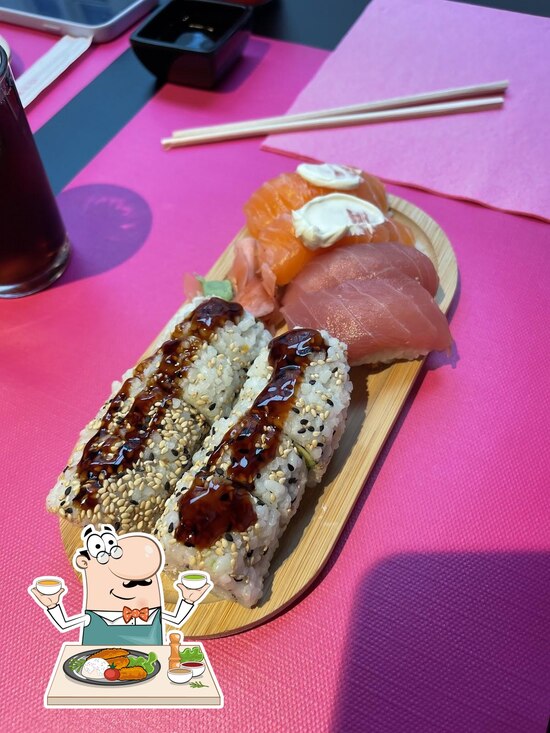 Menu au Sushi World, Namur