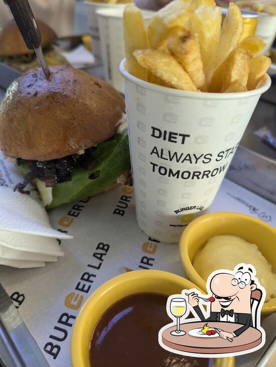 Menu at BURGERLAB restaurant, Tunis