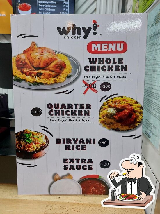 Menu at Why Chicken CDO restaurant, Cagayan de Oro