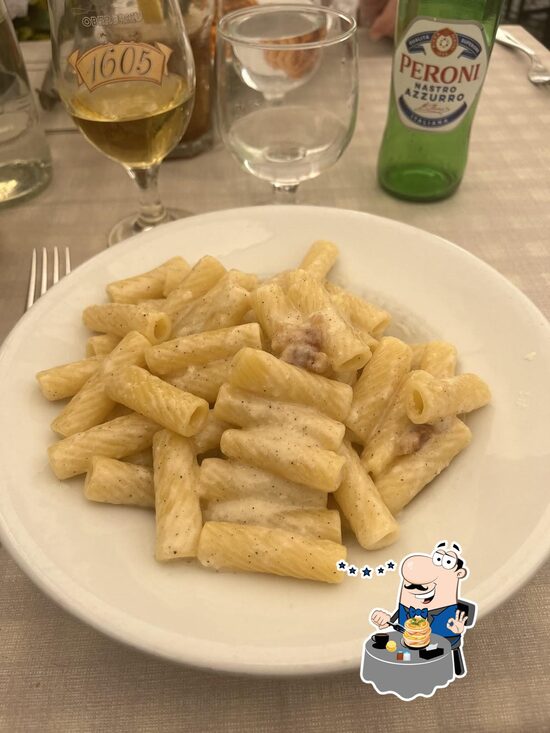 Menu at Il Fantino restaurant, Rome