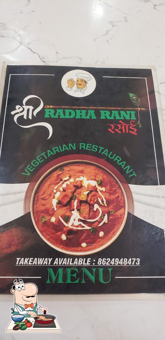 Radha rani pure vegetarian restaurant, Calangute - Restaurant menu ...