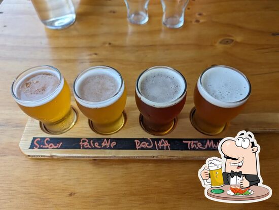 Menu at On Point Brewery, Alexandra
