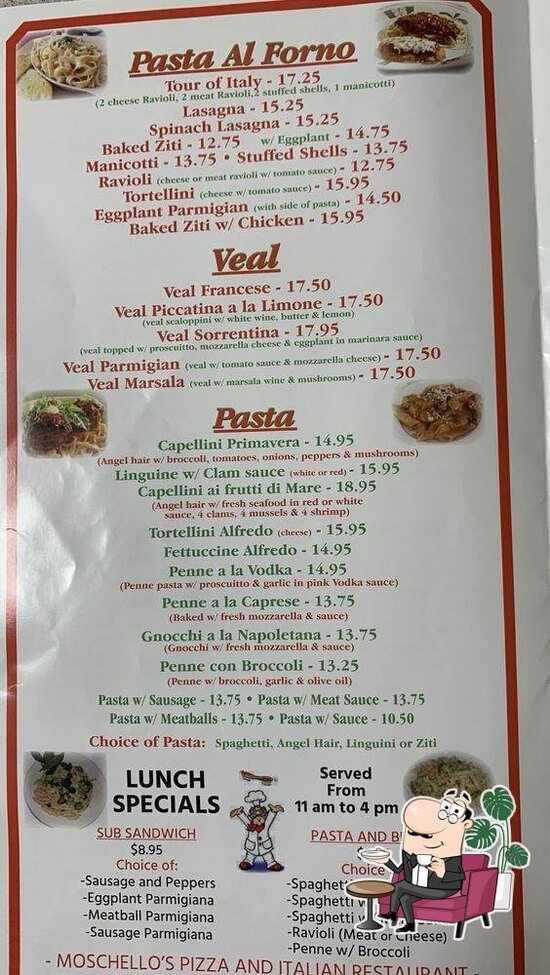 Moschello's Pizza, Homosassa - Restaurant menu, prices and reviews