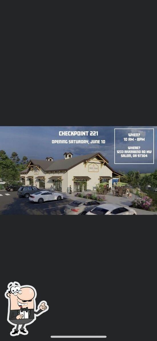 Menu at Checkpoint 221 restaurant, Salem