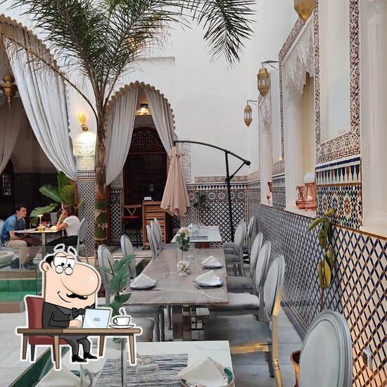 Restaurant Lounge - Rooftop. Mouda Palace, Fes - Menu du restaurant ...