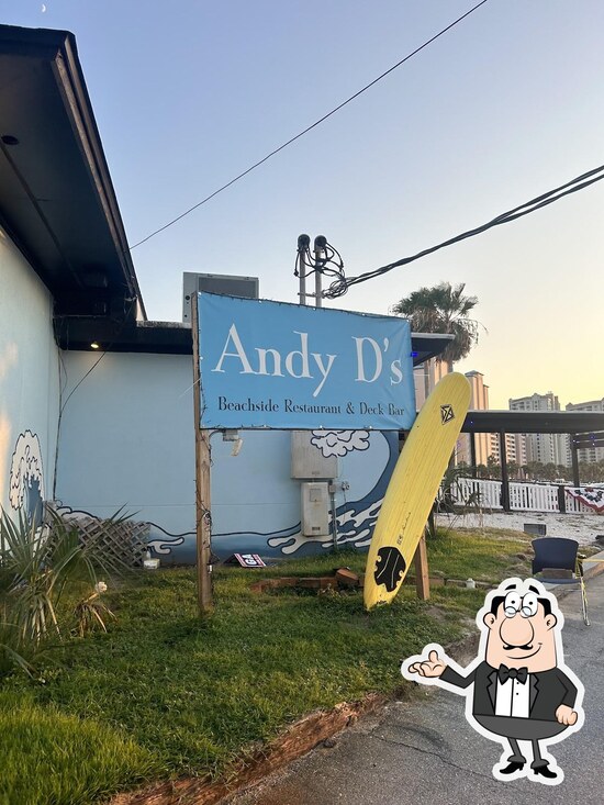 Andy D's Beachside Restaurant & Deck Bar, Navarre - Restaurant menu ...