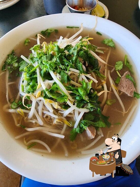 Menu at Pho Maple Noodle restaurant, Courtenay